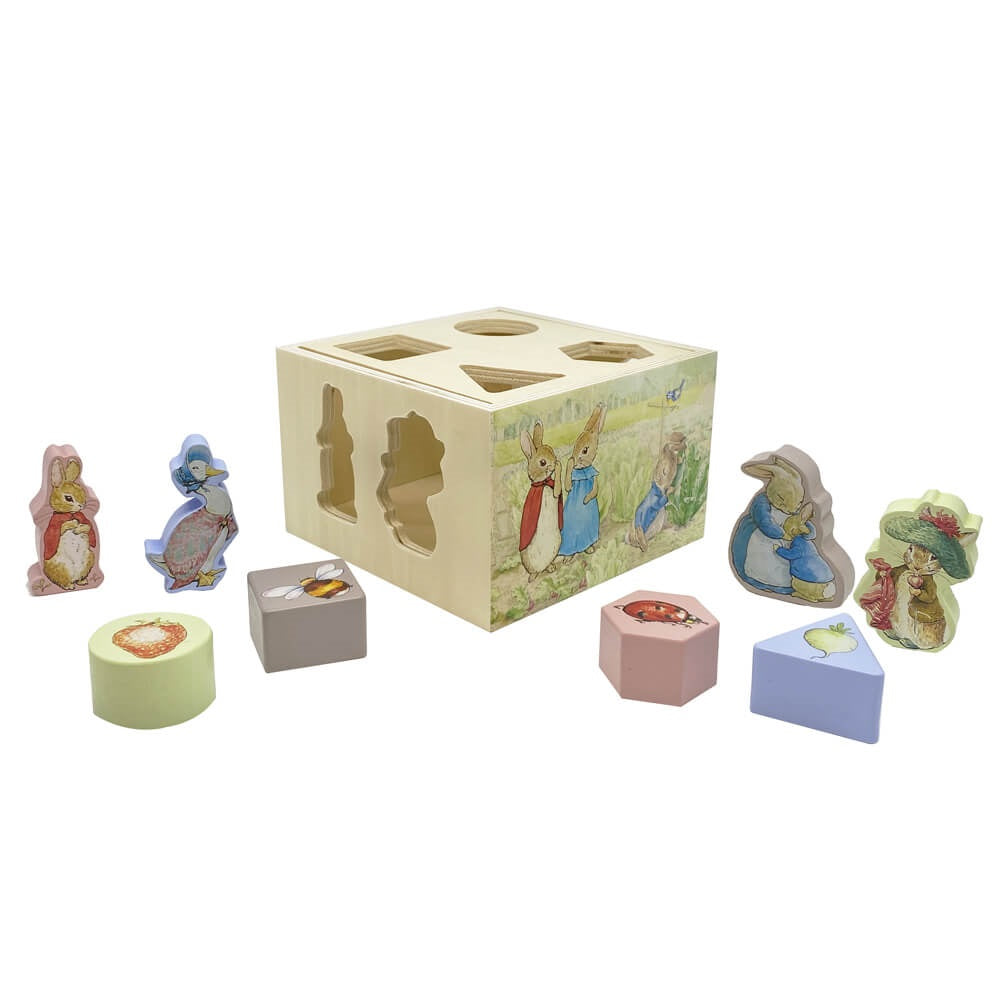 Peter Rabbit Wooden Shape Sorter – Delights Home & Gift