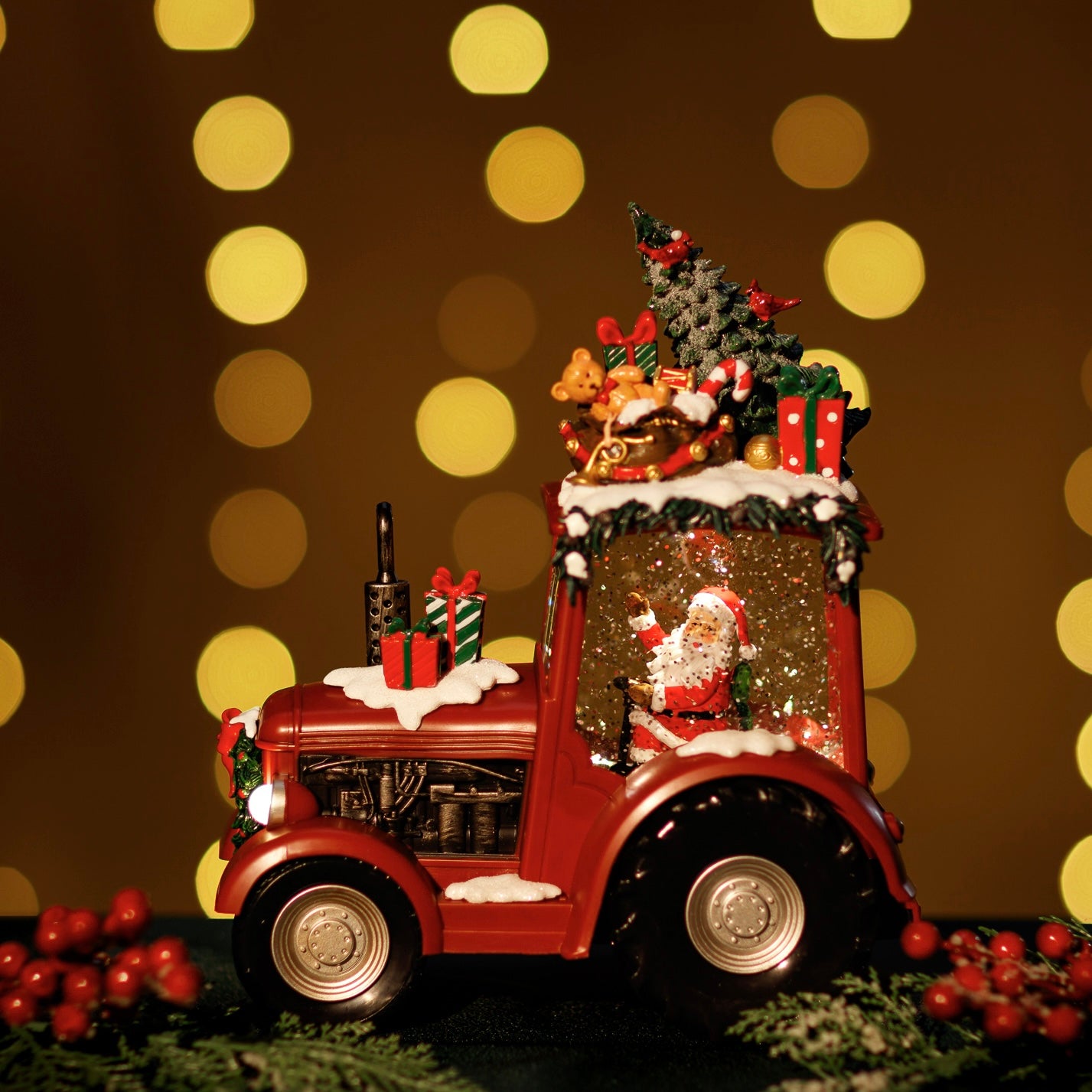 Lantern Snowing Tractor – Delights Home & Gift