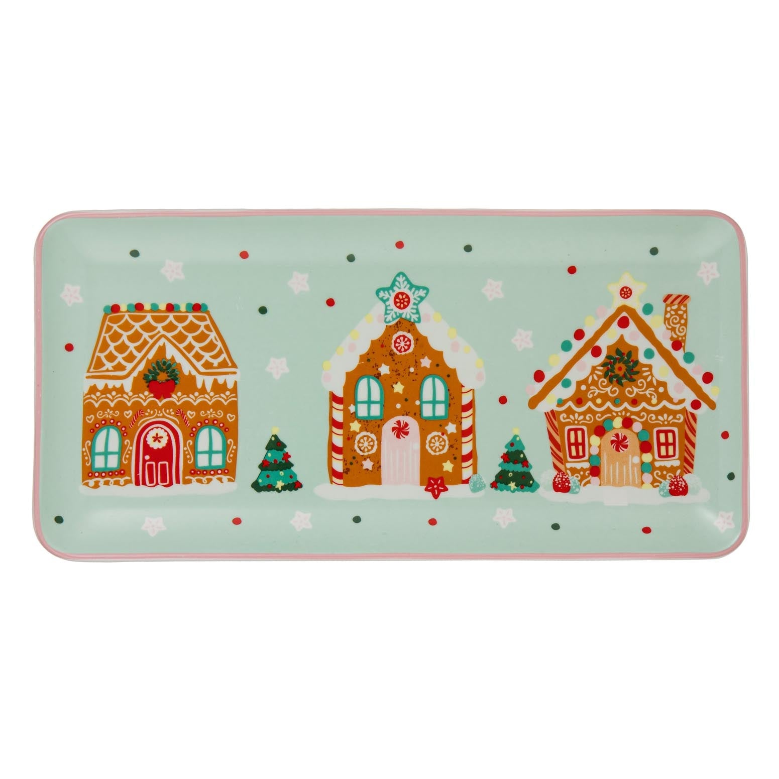 DASHER GINGERBREAD RECTANGULAR PLATTER – Delights Home & Gift